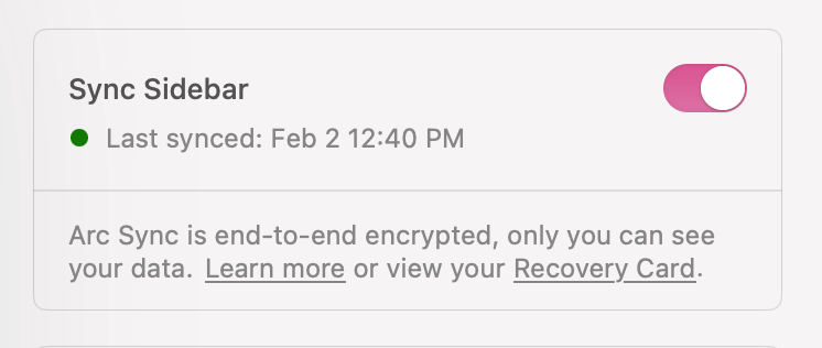 Arc Sync – Arc Help Center