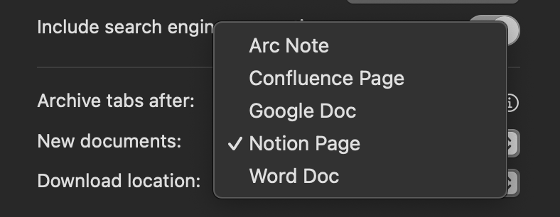 Customize Default Notes App – Arc Help Center