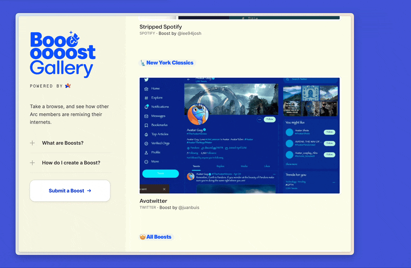 Boosts: Customize Any Website – Arc Help Center